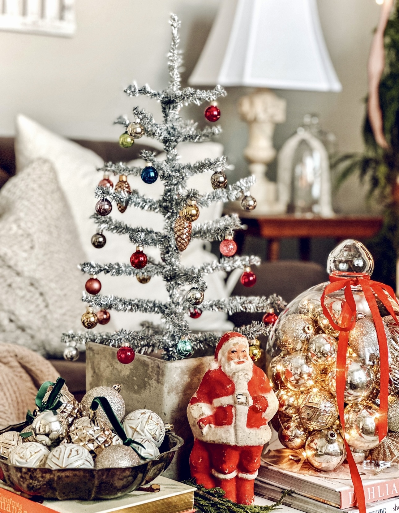 The 12 Diys Of Christmas Diy Tinsel Tree Lecultivateur